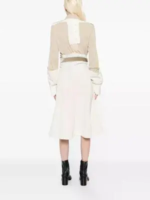MAISON MARGIELA Belted Patchwork Dress