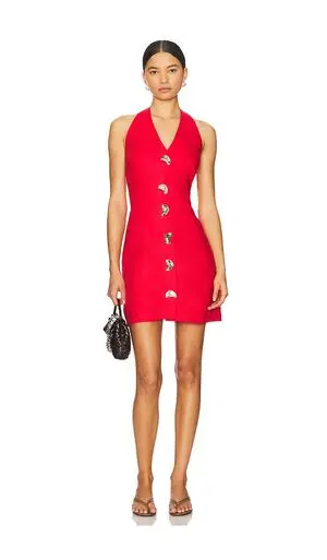 SELMACILEK Button Detail Mini Dress