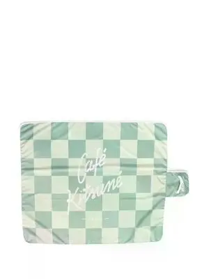CAFÉ KITSUNÉ Checkerboard Picnic Blanket