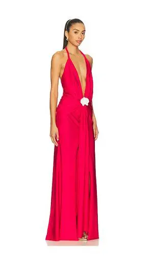 SHANI SHEMER Olesia Maxi Dress - Red