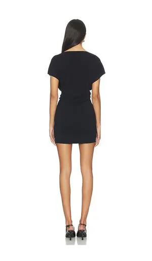 EAVES Rebecca Mini Dress - Black