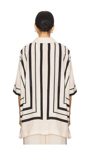 Simkhai Bowman Oversized Button Down Shirt - Neutral