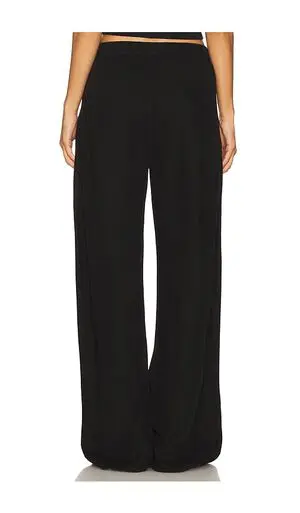 EB DENIM Eddie Bowed Linen Pant - Black