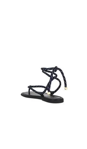 Veronica Beard Carmina Cord Sandal - Navy
