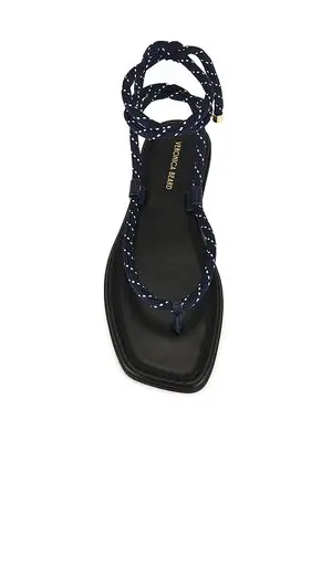 Veronica Beard Carmina Cord Sandal - Navy