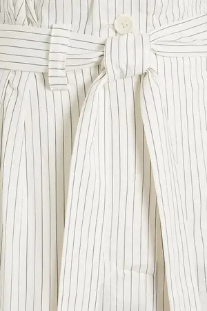 Max Mara Xero Pinstriped Wide-leg Pants