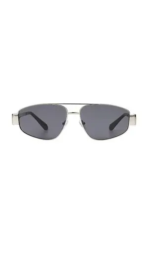 BANBE Earle Sunglasses - Silver & Smoke