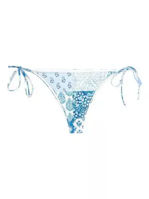 MC2 SAINT BARTH Marielle Bikini Bottom - Blue