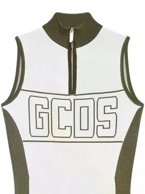 Gcds Logo-print Mini Dress