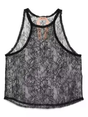 N°21 Floral-lace Tank Top