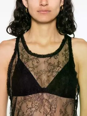 N°21 Floral-lace Tank Top