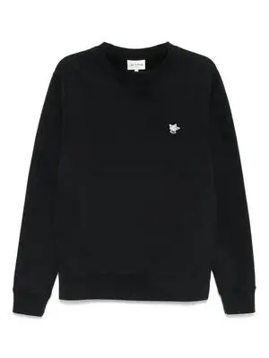 CAFÉ KITSUNÉ Barista Fox-patch Sweatshirt
