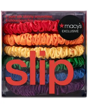 Slip 6-piece Pure Silk Skinny Scrunchies