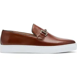 MARC NOLAN Boardwalk Bit Loafer Mahogany