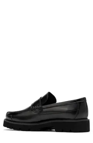 MARC NOLAN Adler Lug Sole Loafer - Black