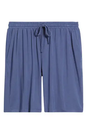 Nordstrom Moonlight Modal Blend Lounge Shorts - Blue Indigo