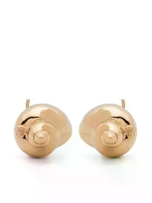Versace Seashell Clip-on Earrings - Gold