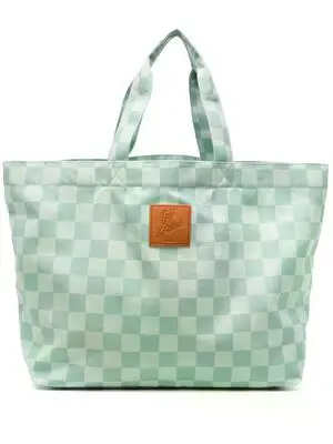 CAFÉ KITSUNÉ Checkerboard Maxi Tote