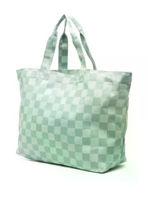 CAFÉ KITSUNÉ Checkerboard Maxi Tote