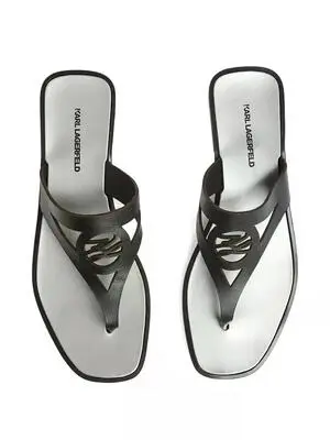 Karl Lagerfeld T-bar Flat Sandals
