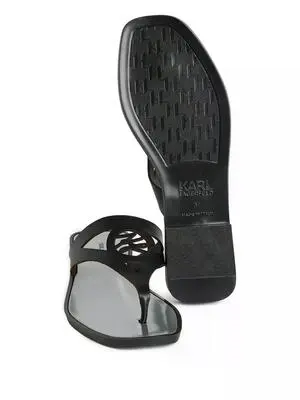 Karl Lagerfeld T-bar Flat Sandals