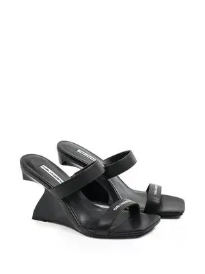 Karl Lagerfeld 90mm Logo-print Wedge Sandals