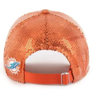 '47 Miami Dolphins Dazzle Clean Up Adjustable Hat