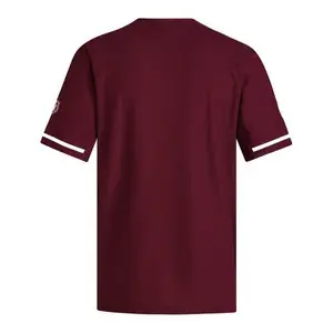 Adidas Texas A&m Aggies Reversible Retro Full-button Baseball Jersey