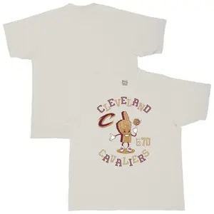 STADIUM ESSENTIALS Cleveland Cavaliers Number One Oversized T-shirt - Cream
