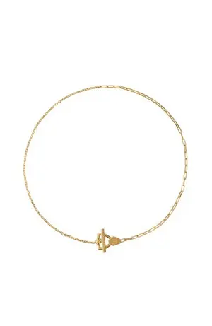 Burberry Shield Chain Necklace - Gold