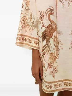 Zimmermann Embroidered Hooded Dress