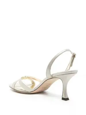 JIMMY CHOO 70mm Elsy Sandals - Neutrals
