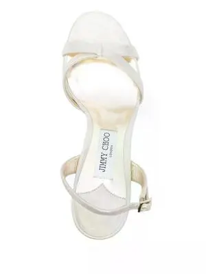 JIMMY CHOO 70mm Elsy Sandals - Neutrals