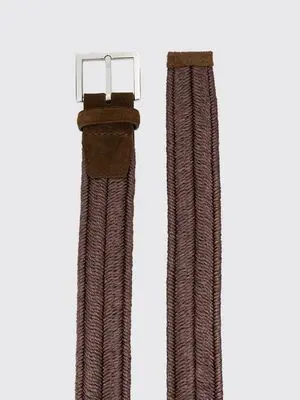 ORTIGNI Braided Belt - Brown