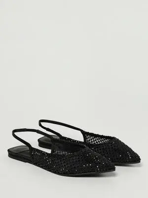 LE SILLA Ballerina Flat - Black