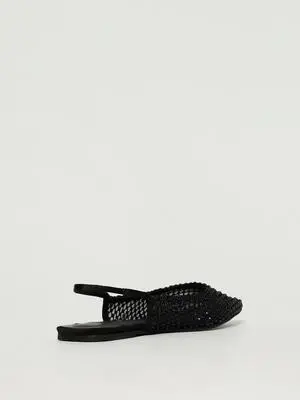 LE SILLA Ballerina Flat - Black