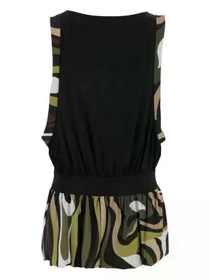 Emilio Pucci Marmo-print Midi Dress
