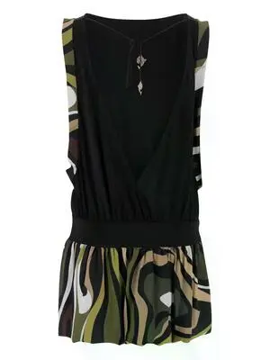 Emilio Pucci Marmo-print Midi Dress
