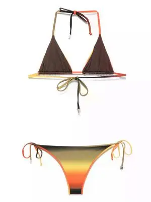 Attico Gradient-effect Bikini
