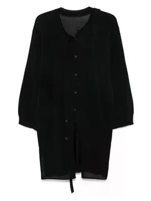 Issey Miyake Draped Knitted Cardigan