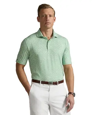 polo classic fit performance dress shirt Vercini Modern Elegance White Textured Dress Shirt with Red Accents White / M main image 0