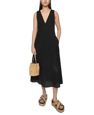 Rebecca Minkoff Naya Eyelet Dress - Black