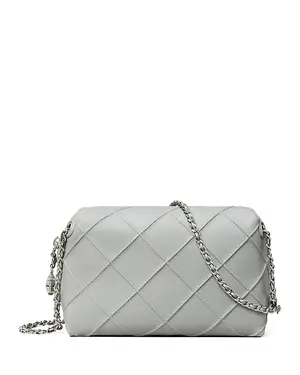 Tory Burch Fleming Soft Crossbody Bag Gray