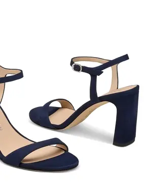 STUART WEITZMAN Babette 85 Sandals - Nice Blue