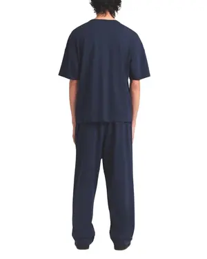 SKIMS Straight Leg Jersey Lounge Pants - Navy