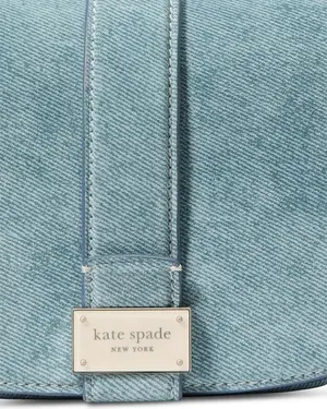 Kate Spade New York Printed Suede Mini Saddle Bag