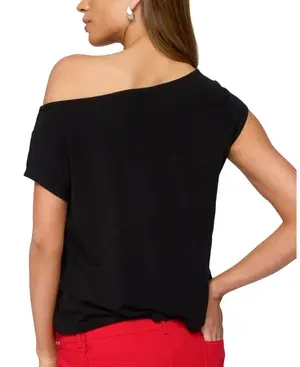 EDIKTED Anabella Off-shoulder Top - Black