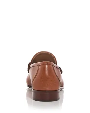 Valentino Garavani Vlogo Leather Loafers - Tabacco