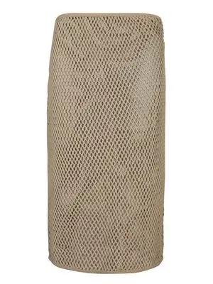 Prada Midi Skirt - Beige