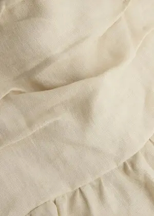 Casa Raki Idra Ruched Linen Blouse